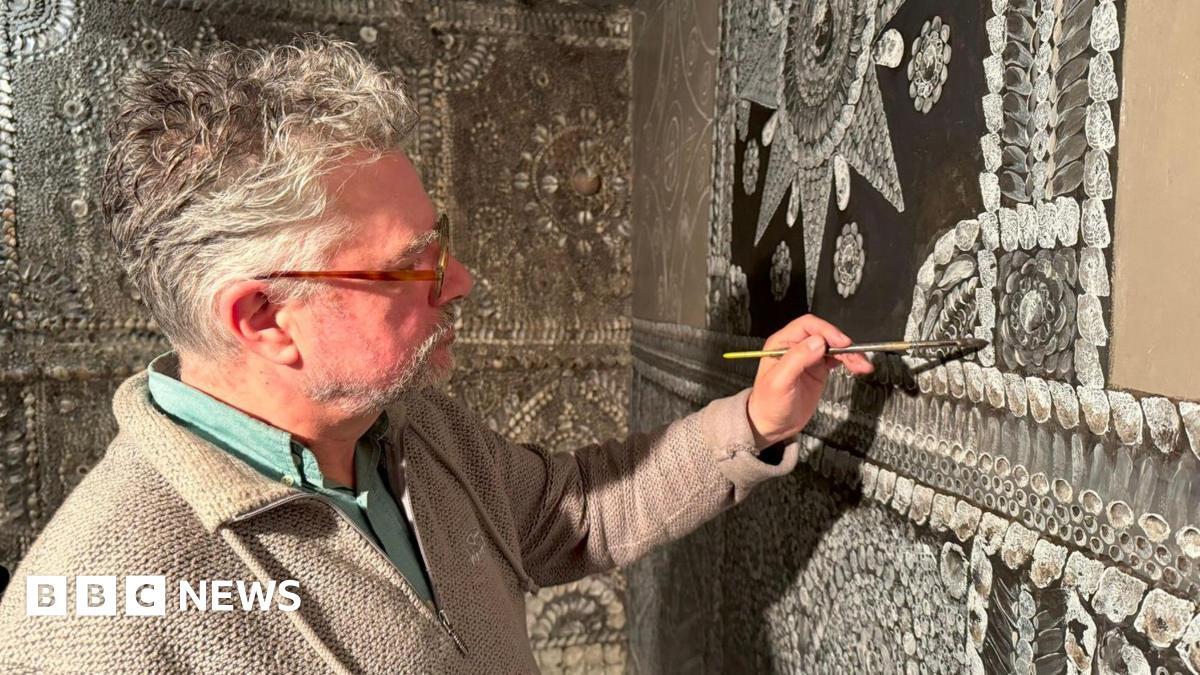 Artist's intricate work to restore historic Margate's Shell Grotto ...