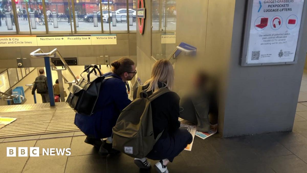 The numbers of rough sleepers in Camden rise as temperatures drop - BBC ...