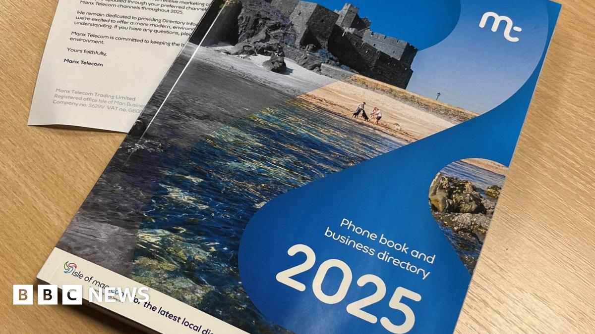 Distribution of paper Isle of Man phonebooks set to end - BBC News