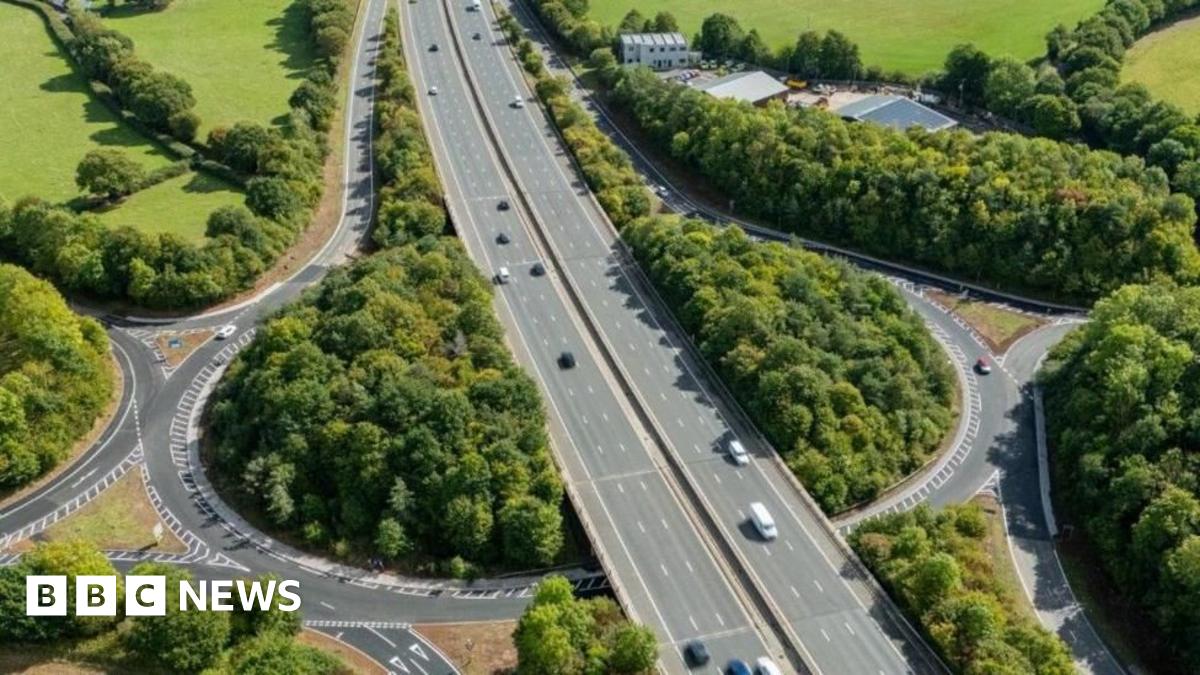 M5 to close for overnight work between junction 27 and junction 25 - BBC News