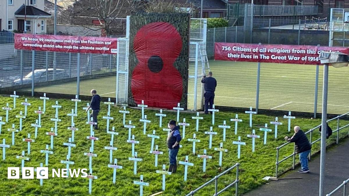 Londonderry: Remembrance Day memorial thefts treated as sectarian hate ...