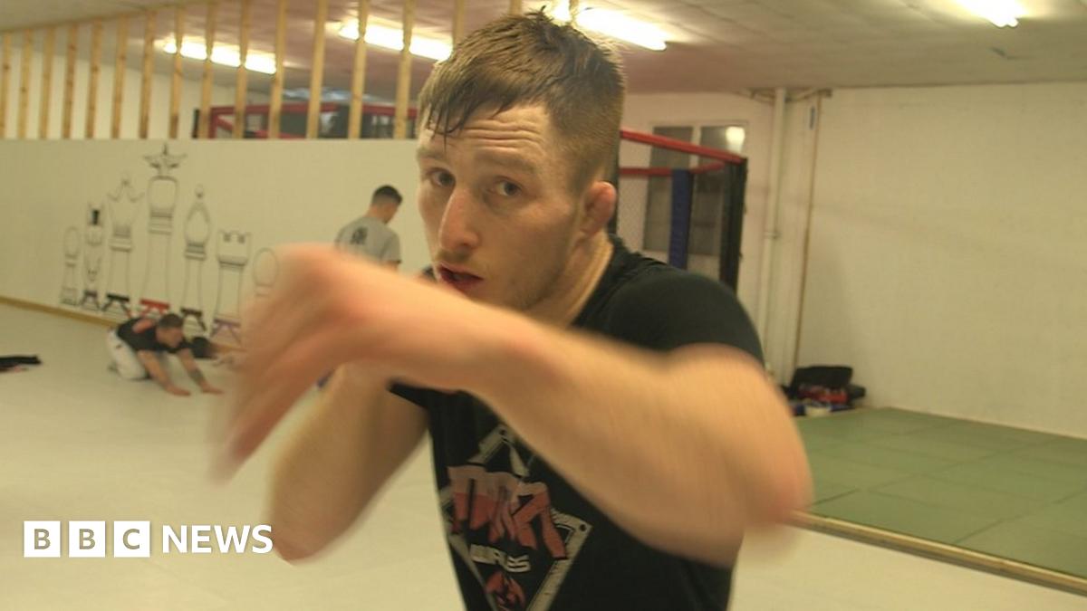 UFC star Brett Johns: Humans like watching people fight - BBC News