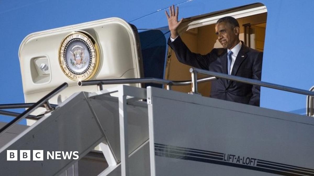 President Obama starts two-day Kenya visit - BBC News