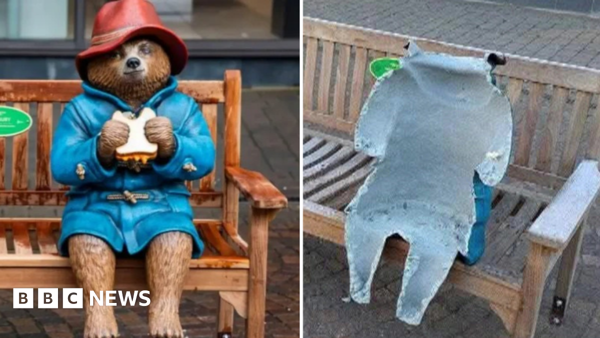 Vandalised Paddington bear statue to return to Newbury - BBC News