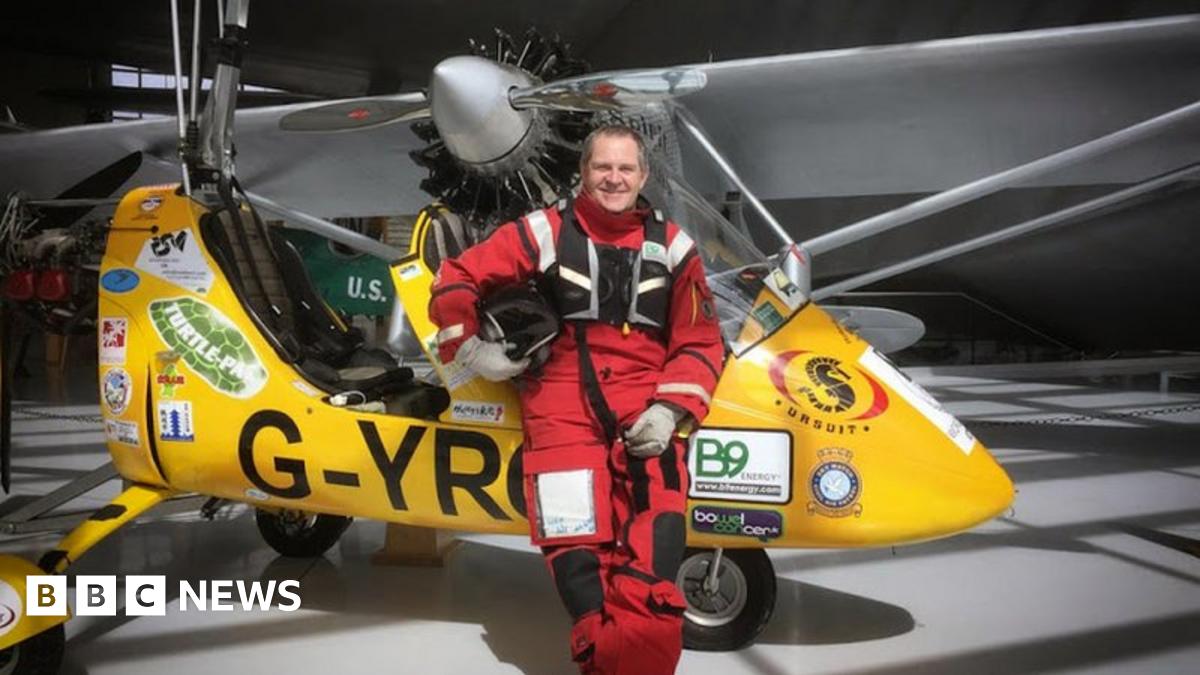 Gyrocopter pilot Norman Surplus reaches Stornoway - BBC News