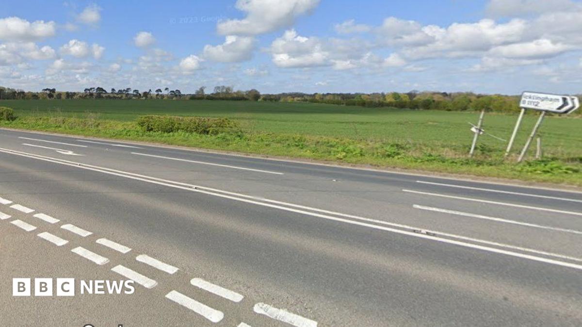 Multiple casualties in crash and fire near Mildenhall - BBC News