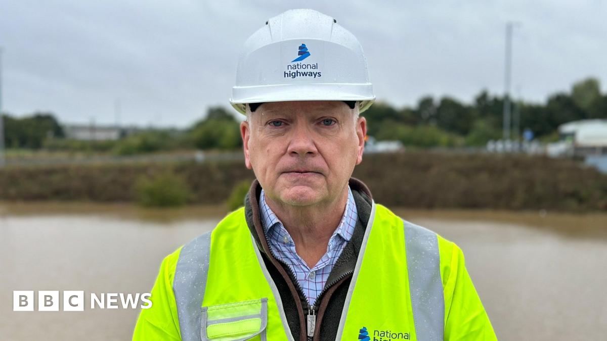A421 could be shut 'for weeks' after major flood - BBC News