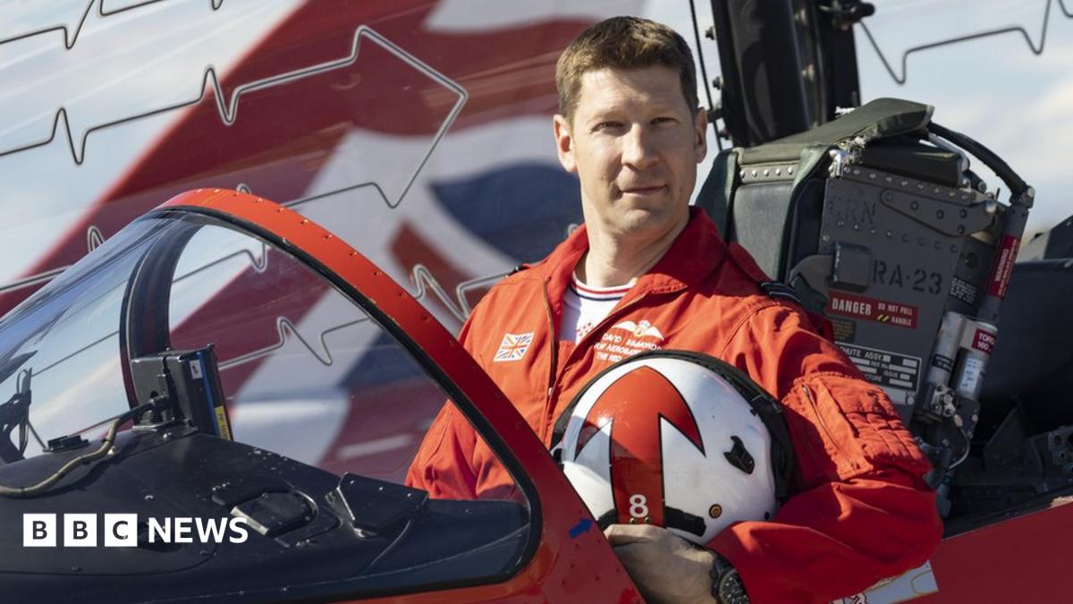 Clacton Airshow: Red Arrows pilot describes homecoming nerves - BBC News