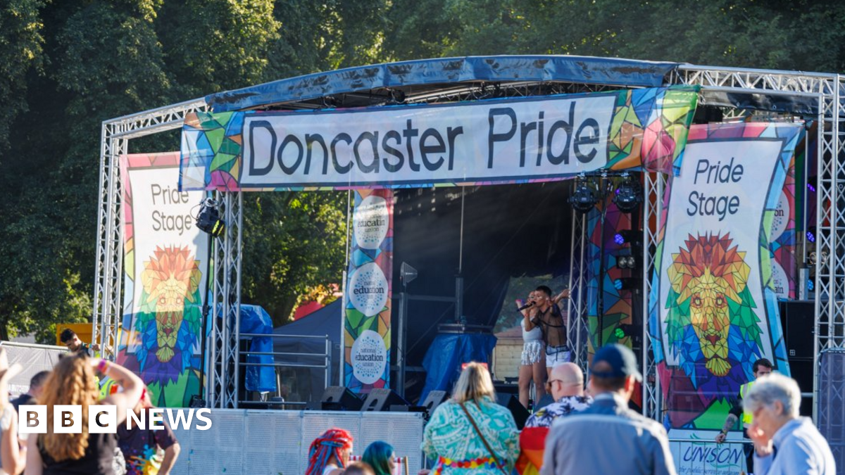 Doncaster Pride host event for UK Pride celebrations - BBC News