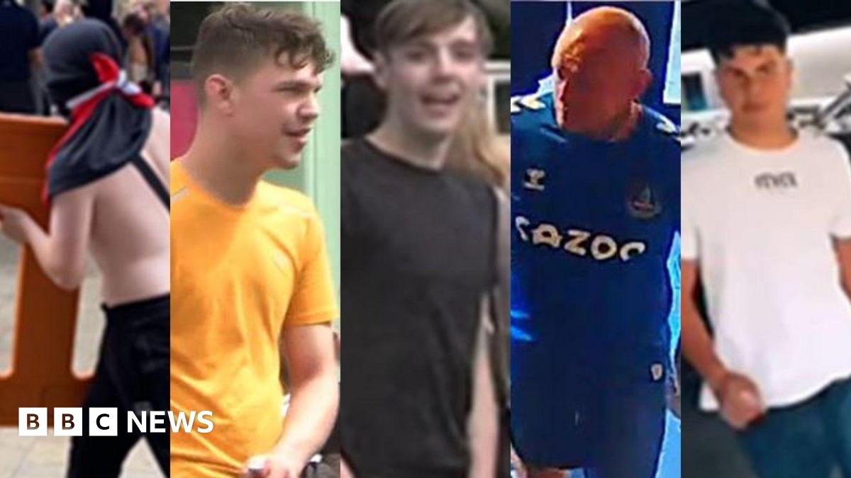 Hull riot: Further photos of men wanted over disorder in Hull - BBC News