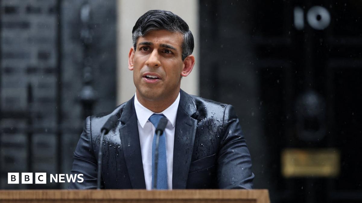 Rishi Sunak announces UK general election for Thursday 4 July - BBC News