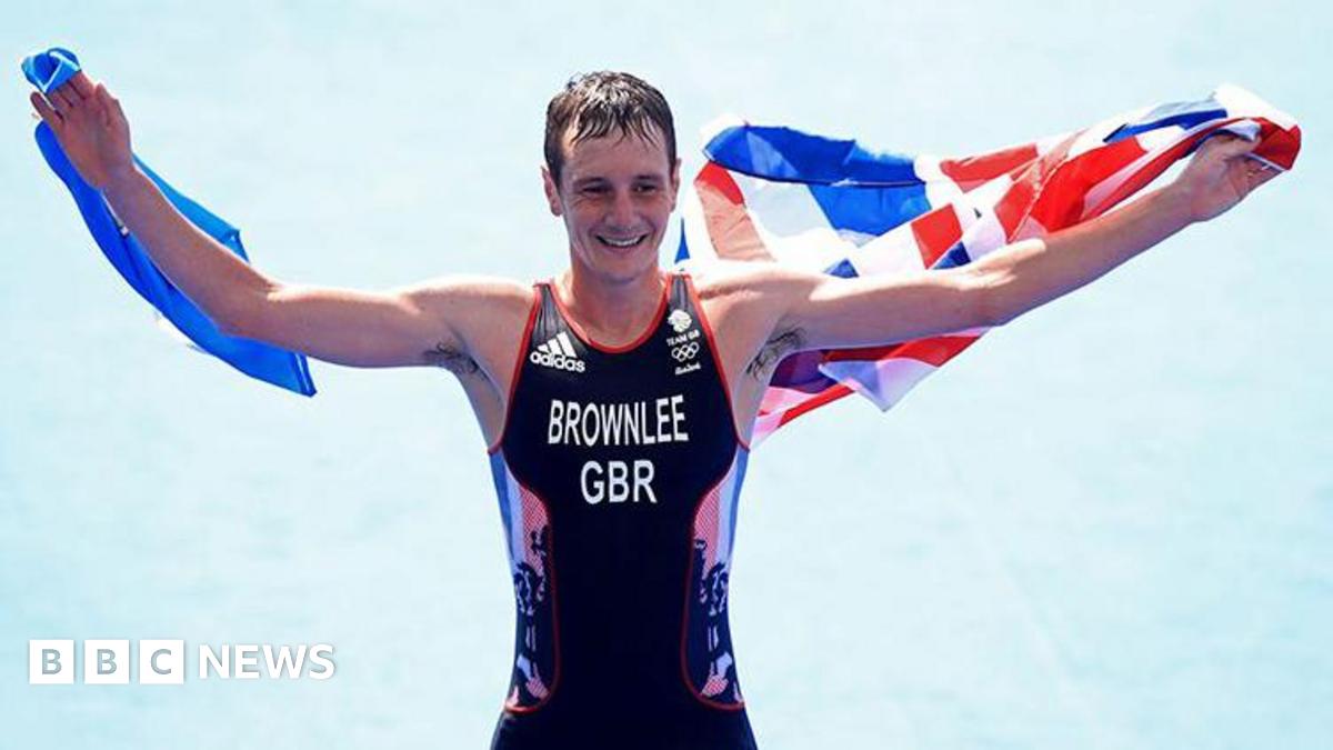 Olympic champion Alistair Brownlee opens Grimsby triathlon centre - BBC News