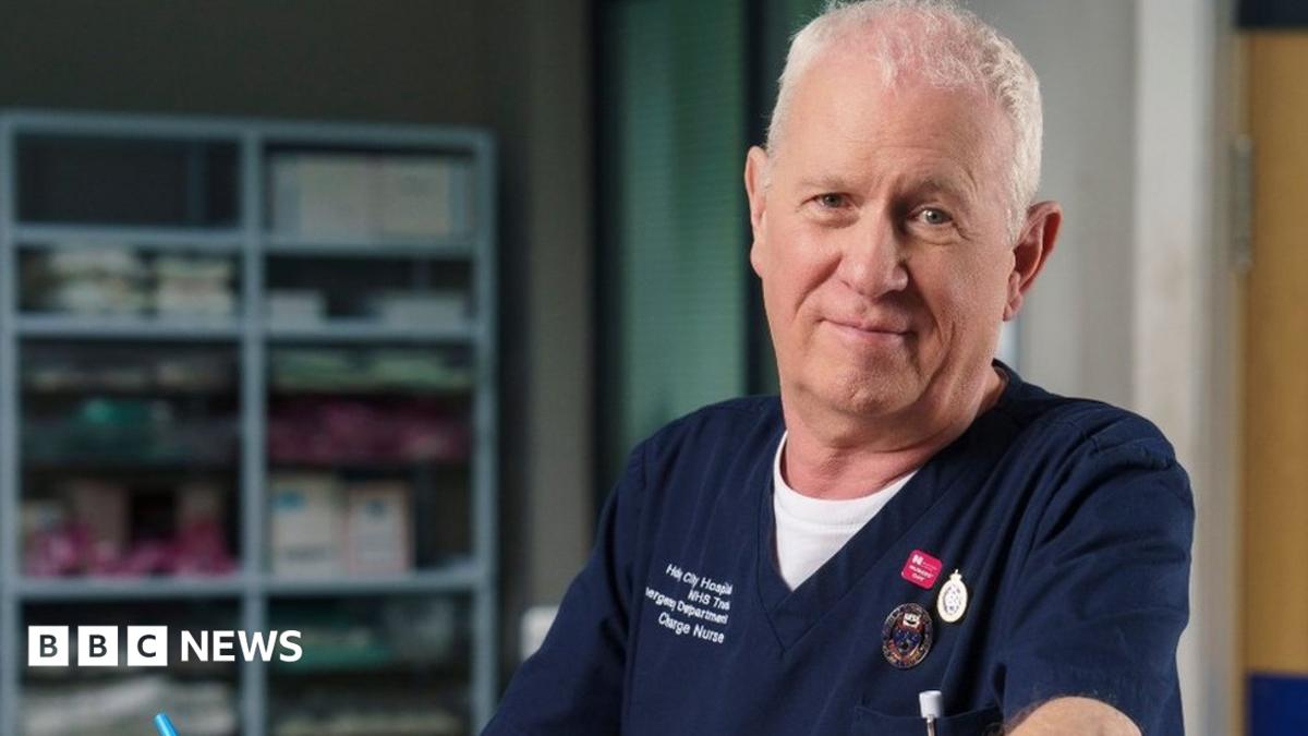 Derek Thompson: Casualty's Charlie Fairhead exits after 38 years - BBC News