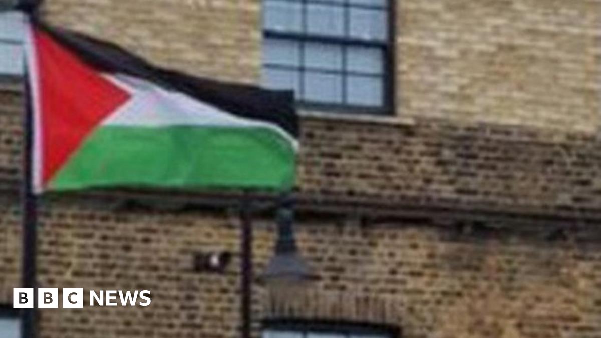 Tower Hamlets: Palestinian flags removed amid police concern - BBC News