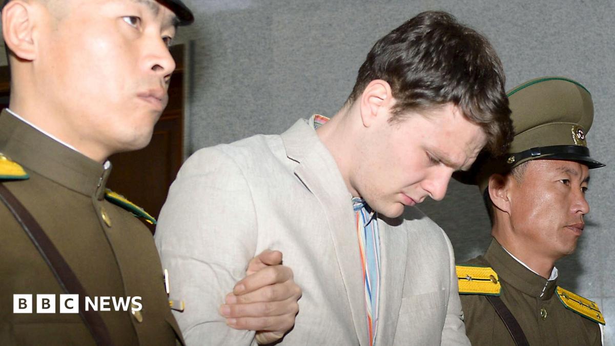 US student Otto Warmbier given hard labour in North Korea - BBC News