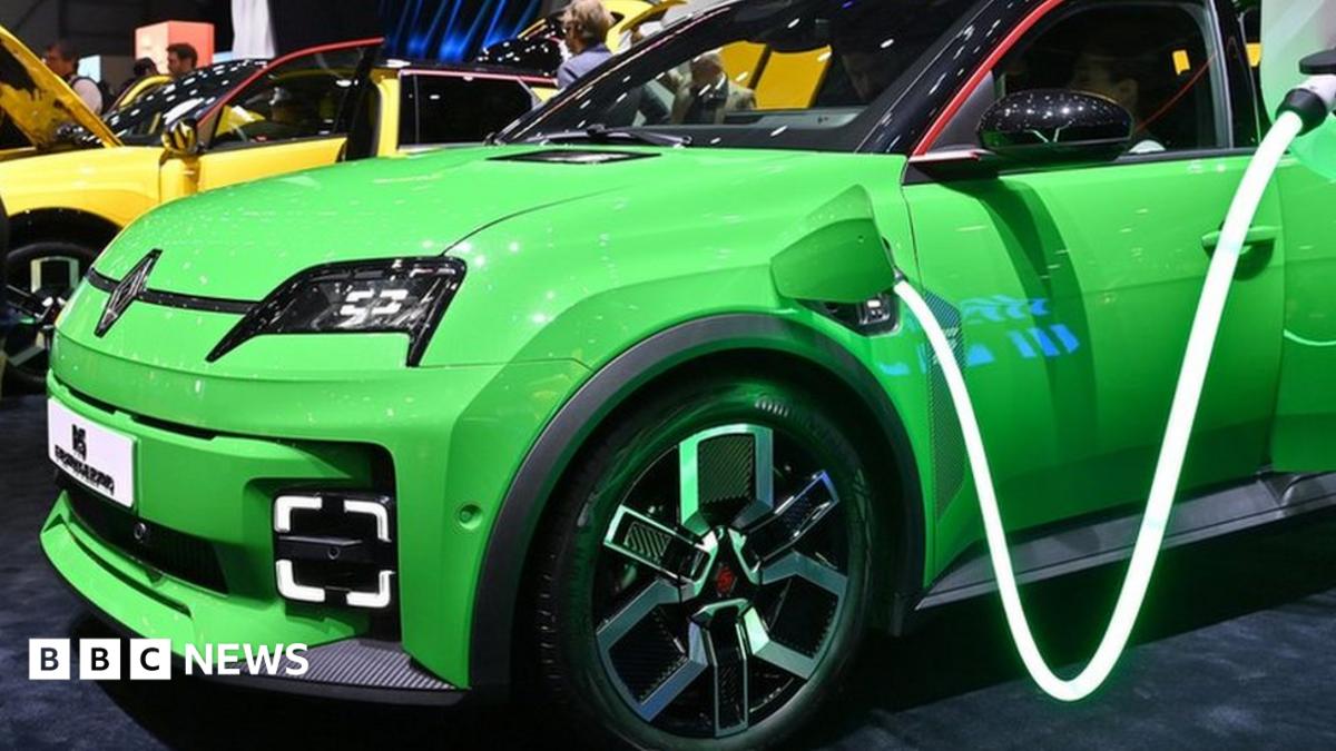 Retro Renault 5 takes on EV challenge from China - BBC News