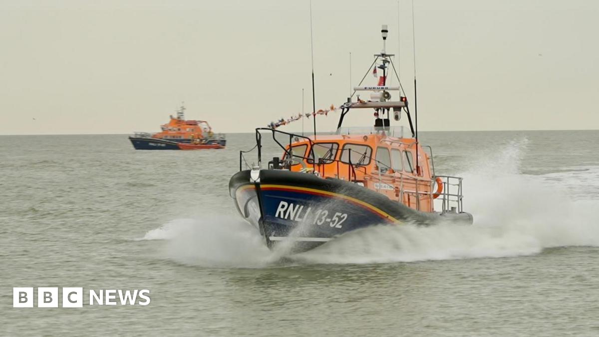 RNLI Clacton unveils new Shannon class lifeboat in Essex - BBC News