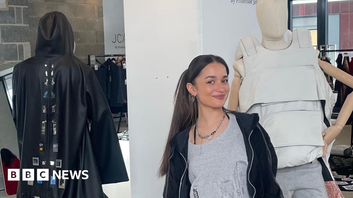 Devon designer's work raises awareness of drug dangers - BBC News