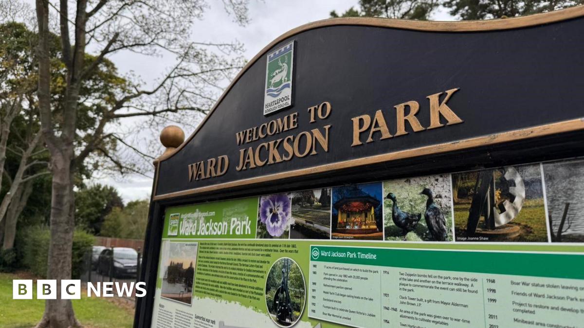 Locals asked to help protect vandalised park in Hartlepool - BBC News