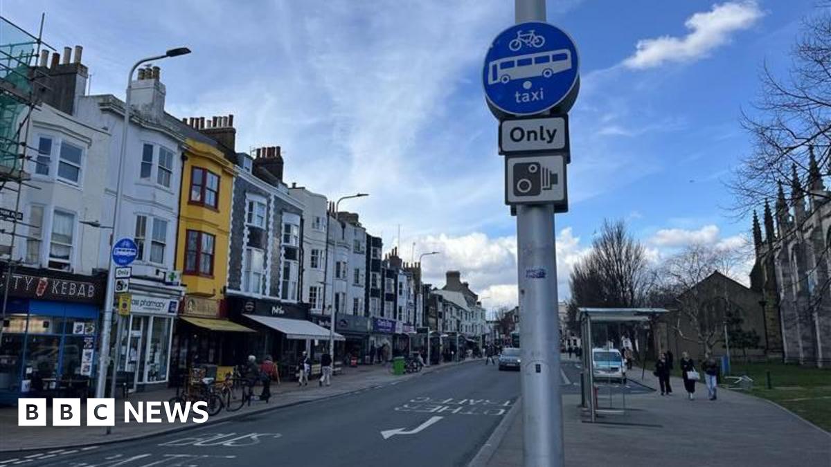 Brighton council raises £7m in fines from bus gates - BBC News