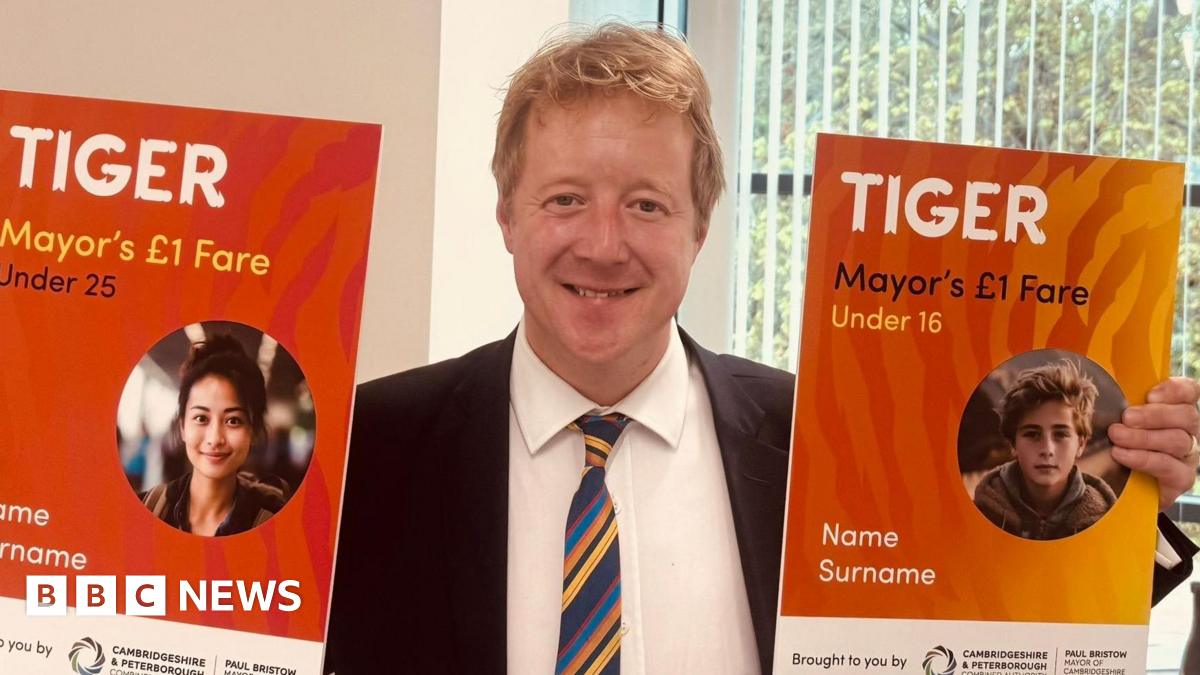 Tiger bus pass in Cambridgeshire and Peterborough is extended - BBC News