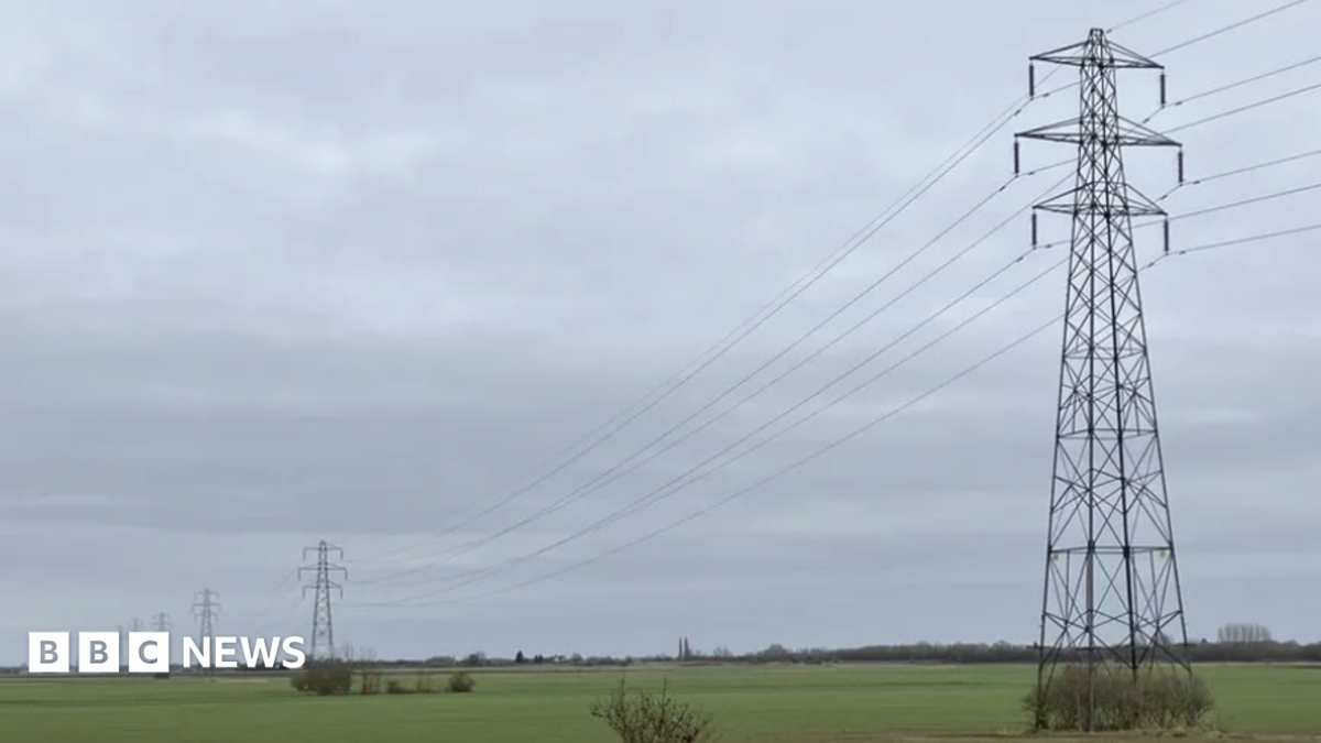 Legal action threat over pylons plan for countryside - BBC News