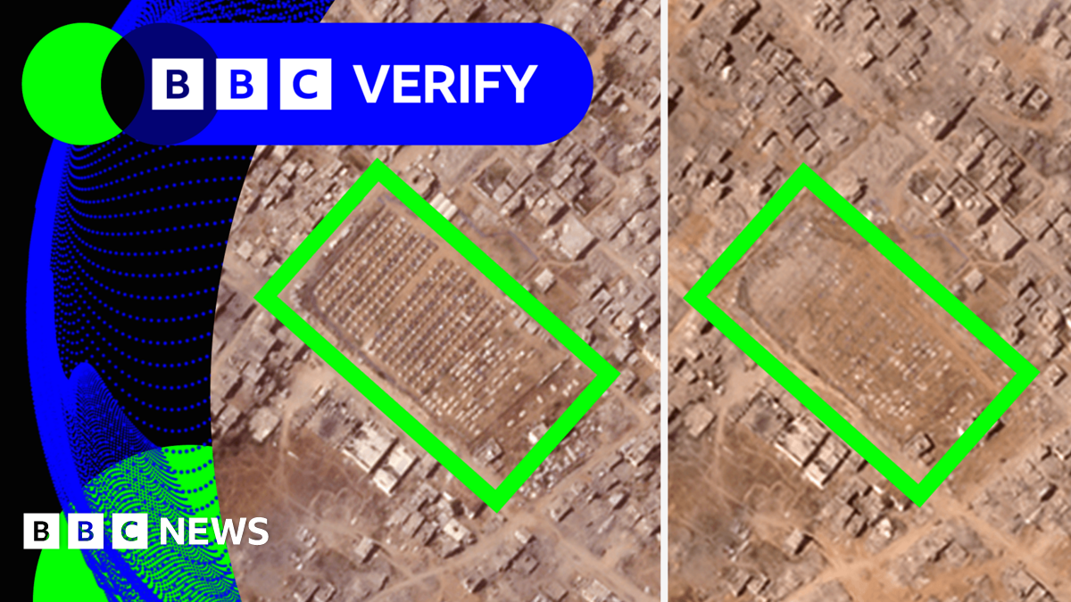 BBC Verify Live: Images show temporary camp cleared as Israeli forces ...