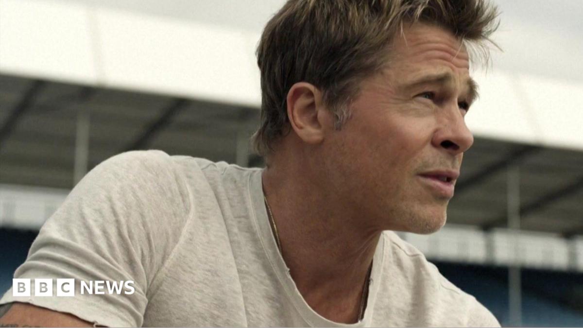 Silverstone and Brad Pitt star in new F1 trailer - BBC News