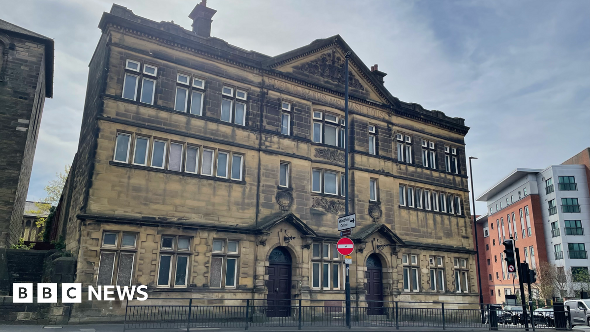 Former Newcastle baths building on most-endangered list - BBC News