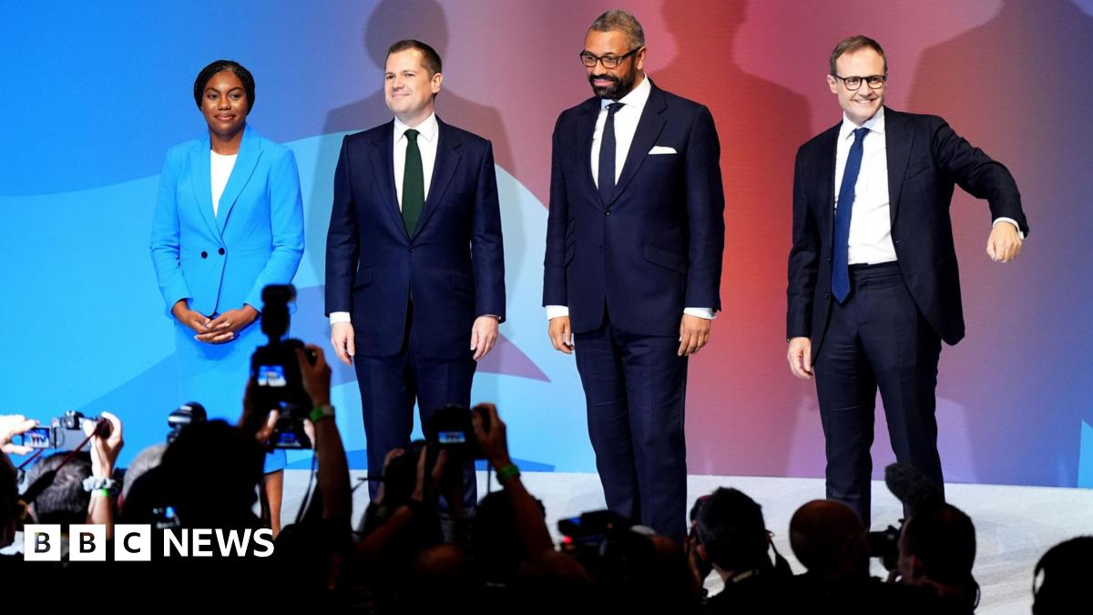 How Tory leadership talent contest went down in the hall - BBC News
