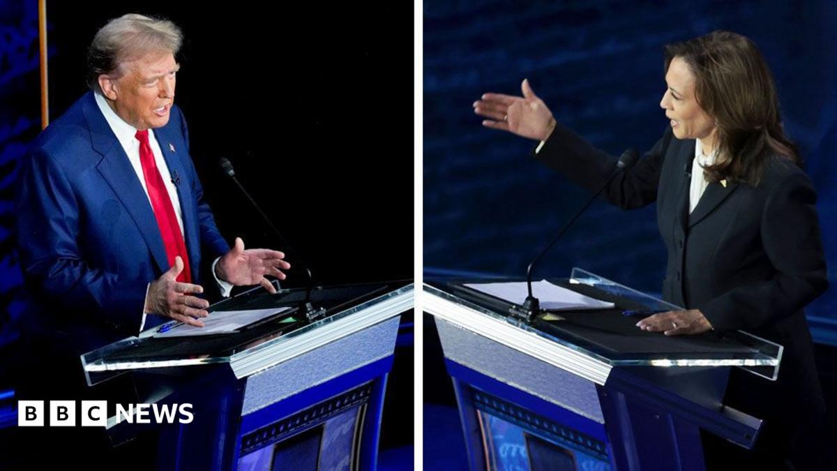 Six highlights from Harris-Trump debate - BBC News