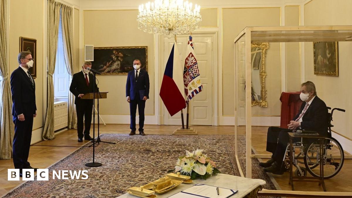 Covid-positive Czech president appointed new PM from plexiglass box ...
