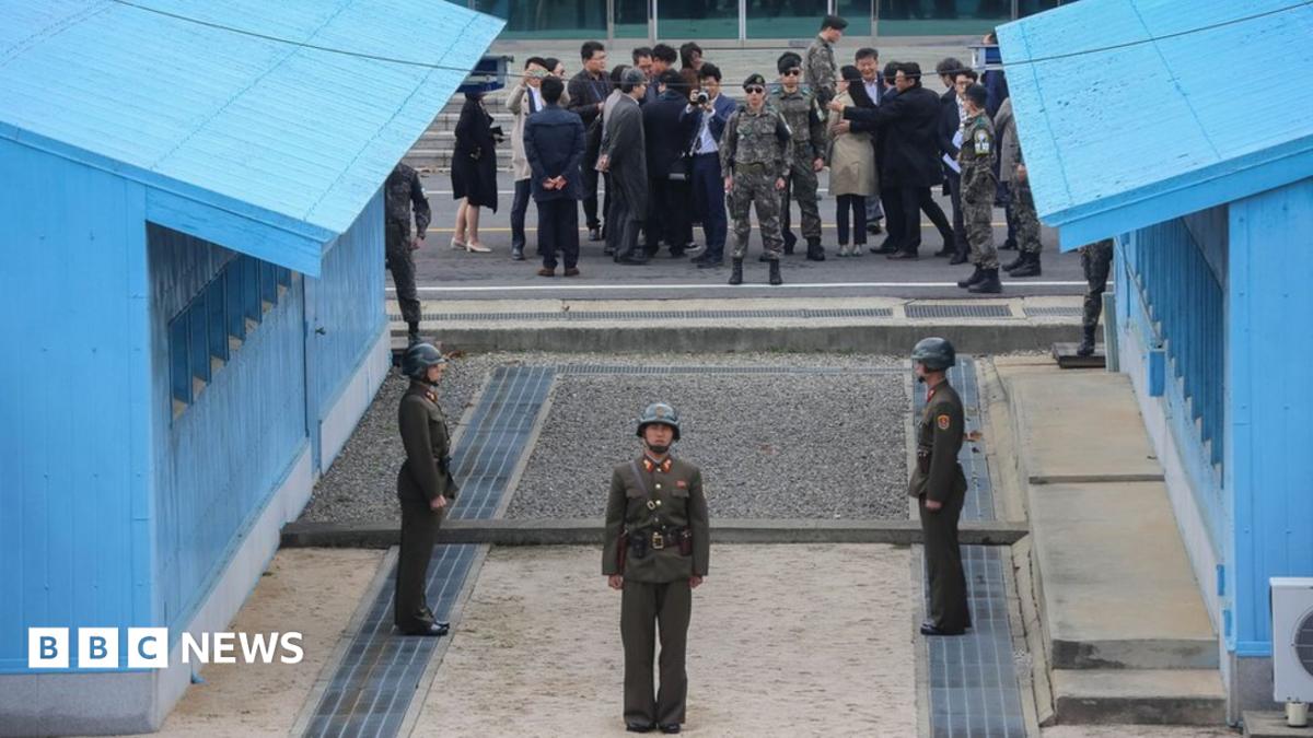 Why tourists are drawn to the DMZ between the two Koreas - BBC News