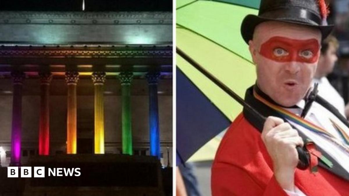 Liverpool Pride march takes place to celebrate LGBT community - BBC News