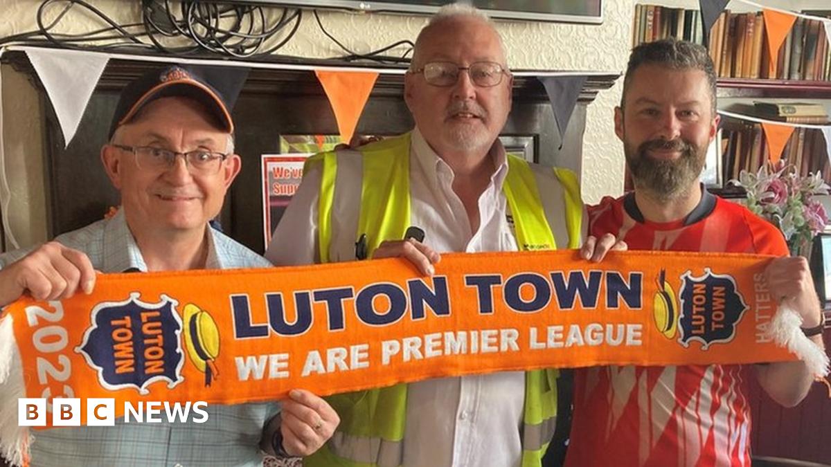 Luton Town fans 'living the dream' with Premier League fixtures - BBC News