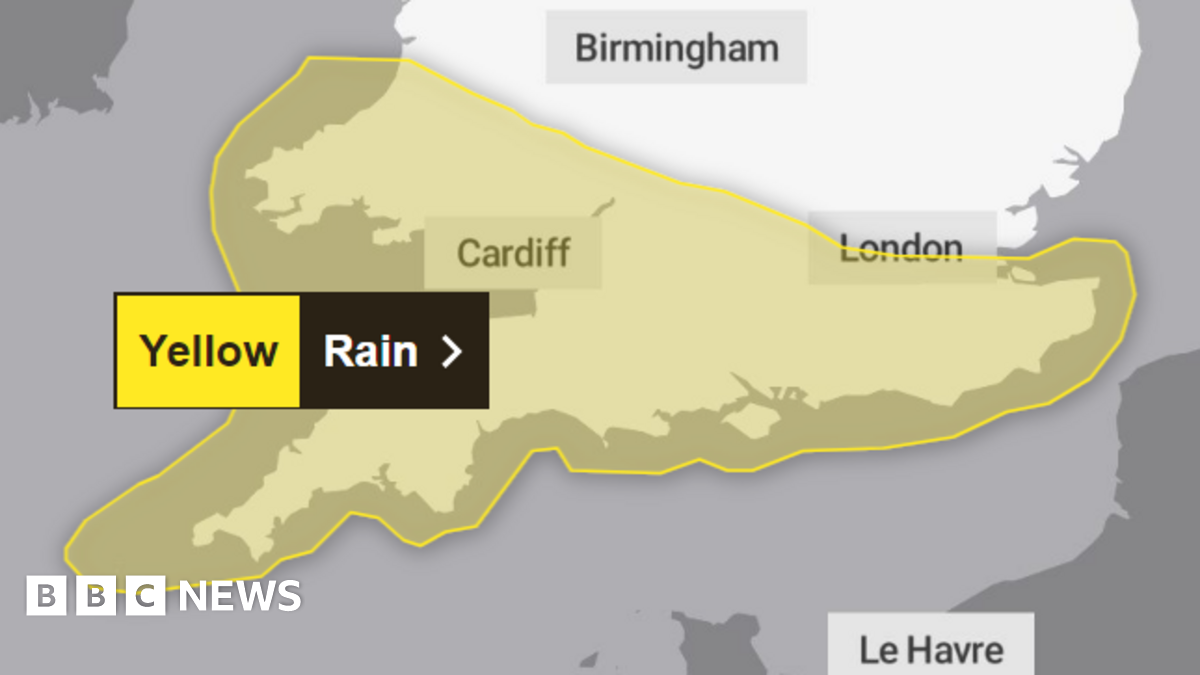 Three day heavy rain warning issued for Devon and Cornwall - BBC News