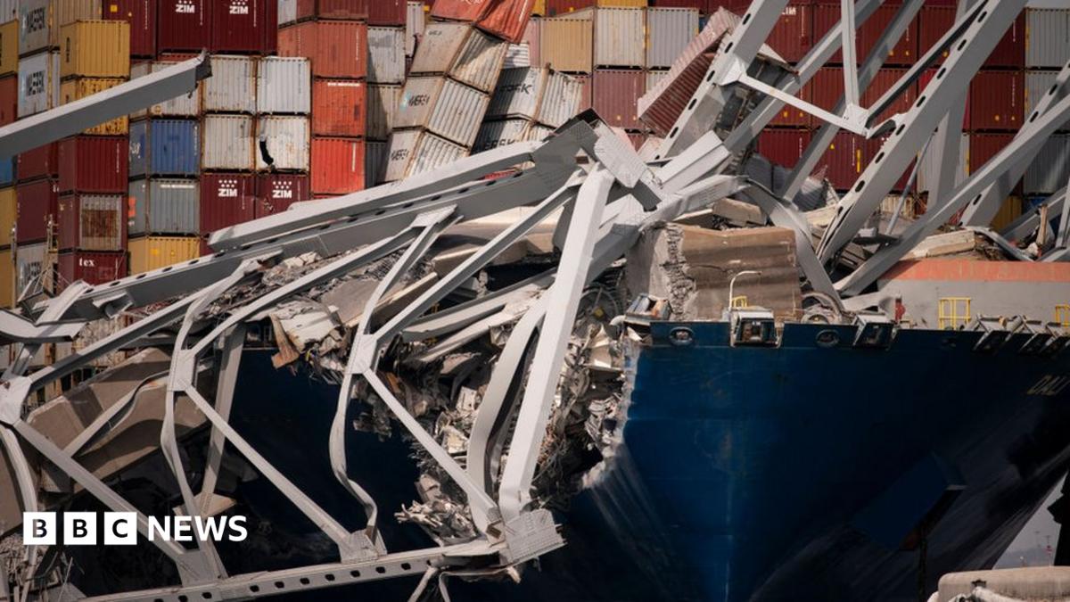 Baltimore bridge collapse: Insurance loss could hit $3bn - BBC News