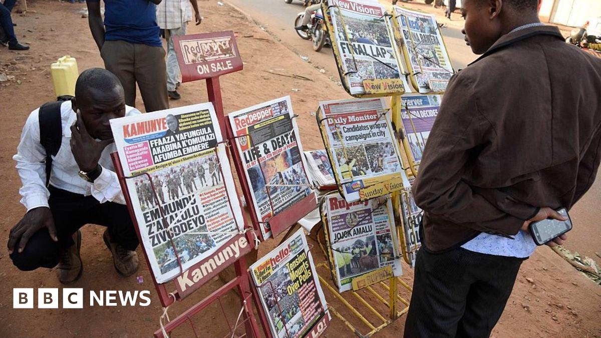 Uganda bans media coverage of election result protests - BBC News