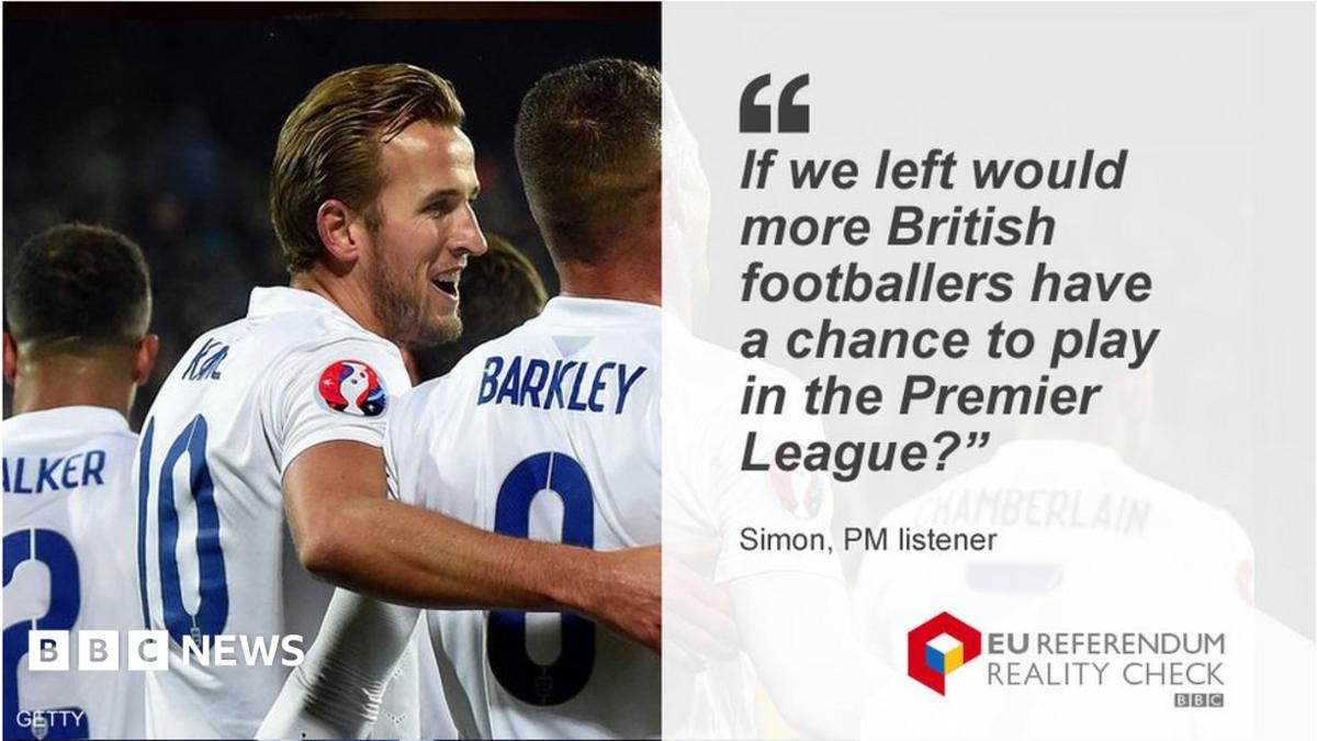 Reality Check: How might Brexit affect the Premier League? - BBC News