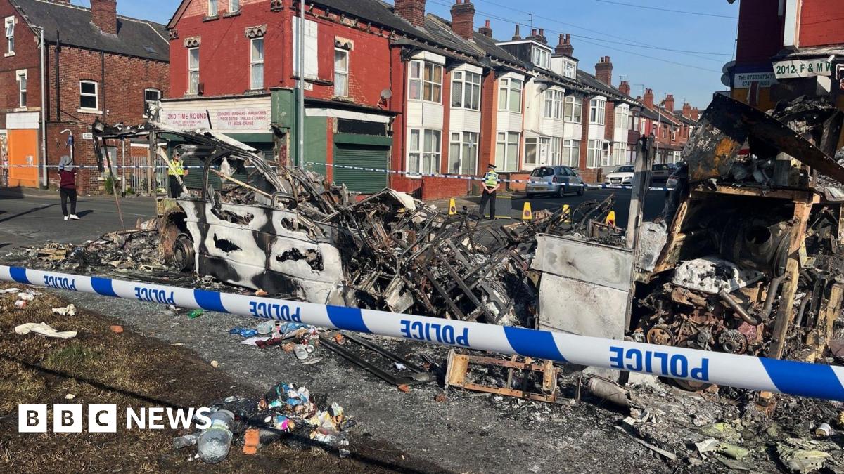 Woman charged over Harehills disorder - BBC News