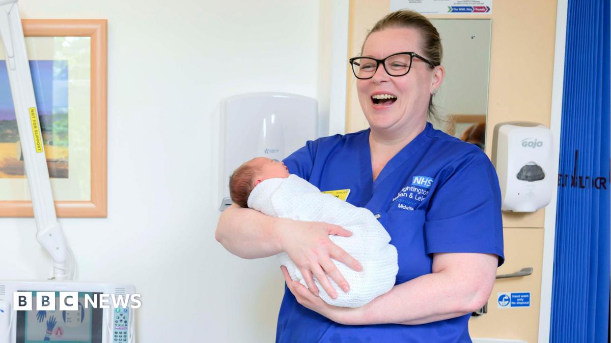 Wigan midwife continues labour of love after lottery win - BBC News