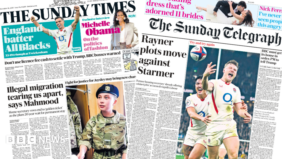 Newspaper headlines: End of 'golden ticket' asylum rules and Labour ...