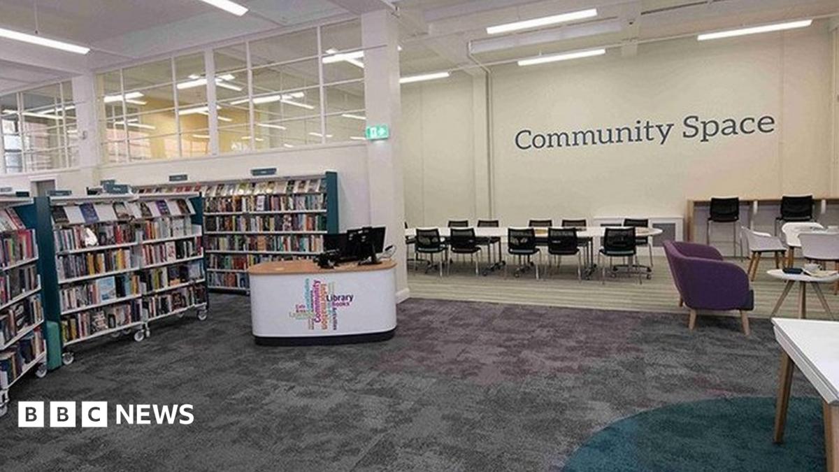 Newly refurbished Scarborough Library has windows smashed - BBC News