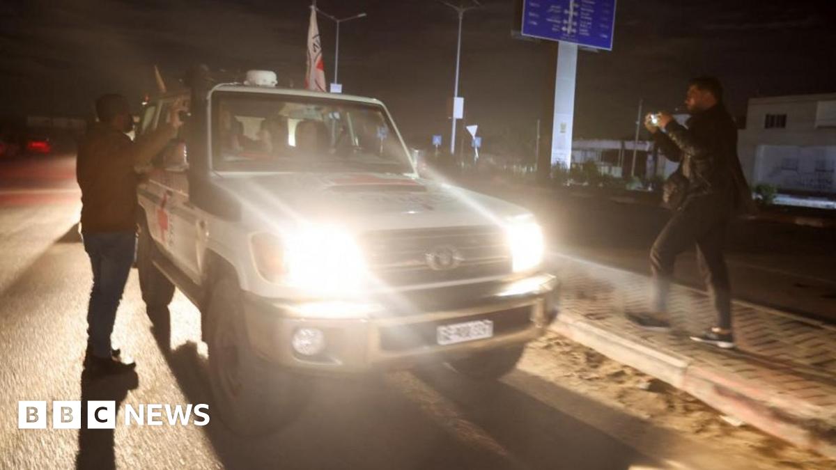 Israel says 12 more hostages released by Hamas have left Gaza - BBC News