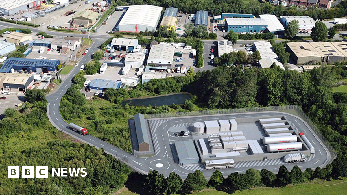 Bridgend hydrogen plant plans on hold after safety concerns - BBC News