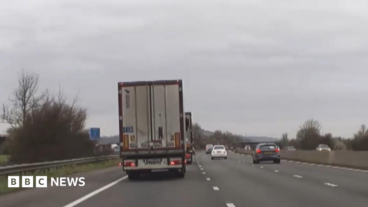 M5 lorry driver jailed after drink-driving in Somerset - BBC News