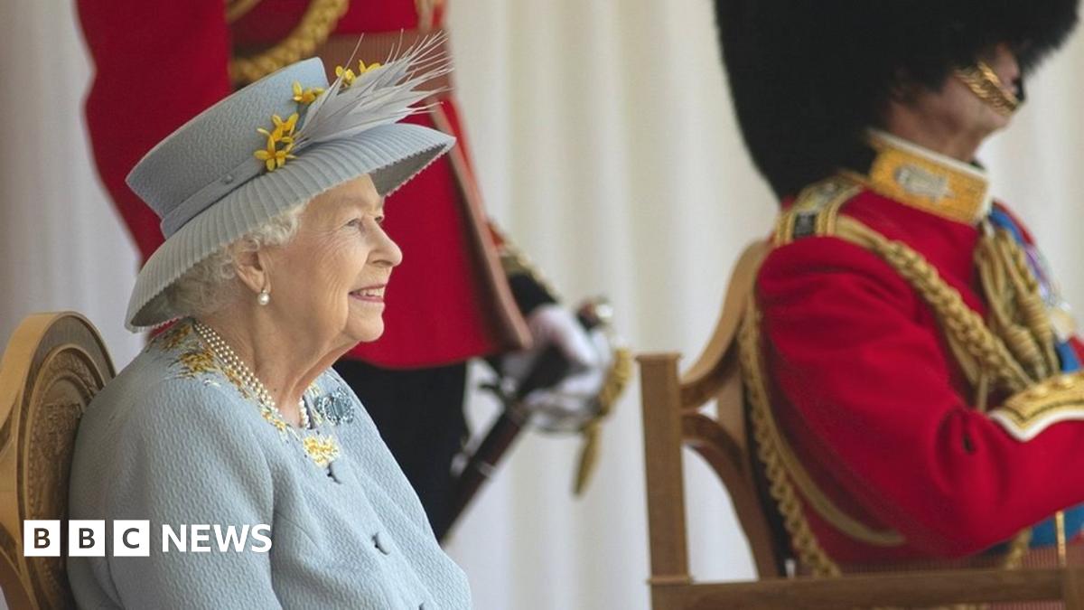 Trooping the Colour: Scaled back celebration for Queen's official ...