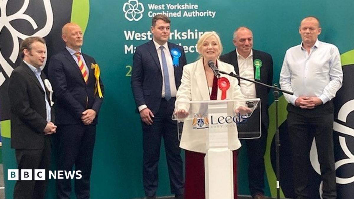 Labour's Tracy Brabin re-elected as West Yorkshire mayor - BBC News