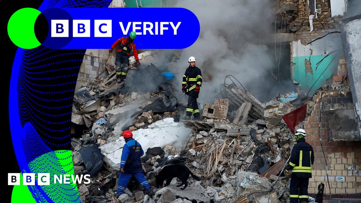 BBC Verify Live: Tracking where was struck in Kyiv attack and analysing ...