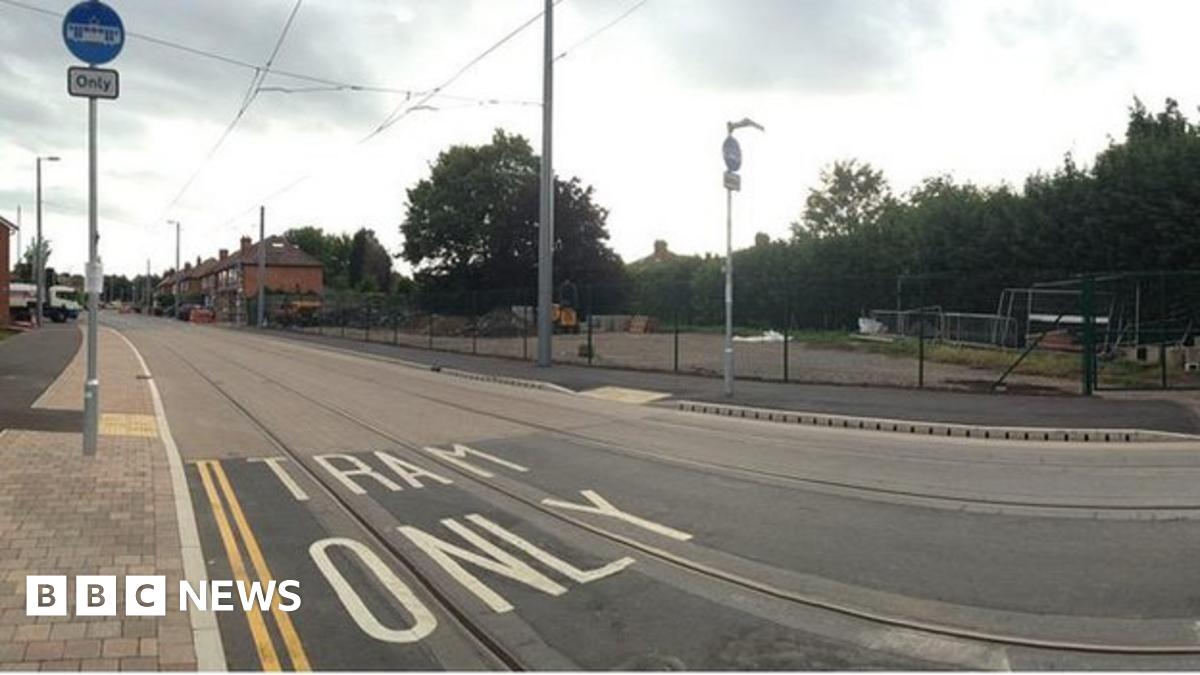 Beeston tram only-road sees £19,500 fines in a week - BBC News